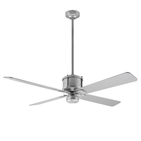 Machine Age Galvanized Ceiling Fan | Barn Light Electric