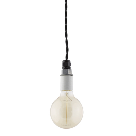 Indy Porcelain Socket Cord Pendant Light | Barn Light Electric