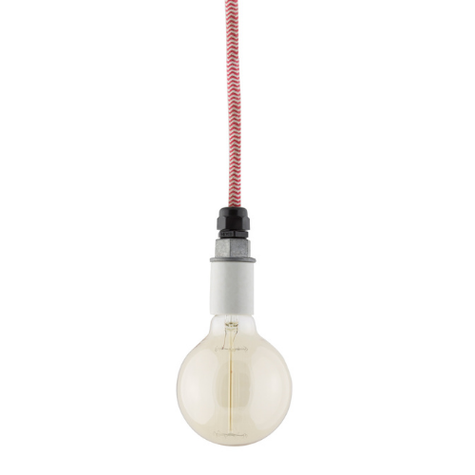 Indy Porcelain Socket Cord Pendant Light | Barn Light Electric