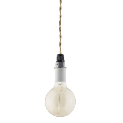 Indy Porcelain Socket Cord Pendant Light | Barn Light Electric