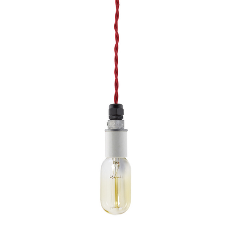 Indy Porcelain Socket Cord Pendant Light | Barn Light Electric