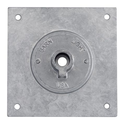 Heavy Duty Backing Plate | Barn Light Electric