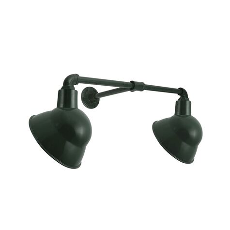 Dual Arm Emblem Sign Light | Barn Light Electric