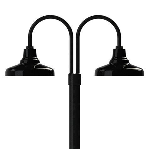 Union Double Post Mount Light | Barn Light Electric