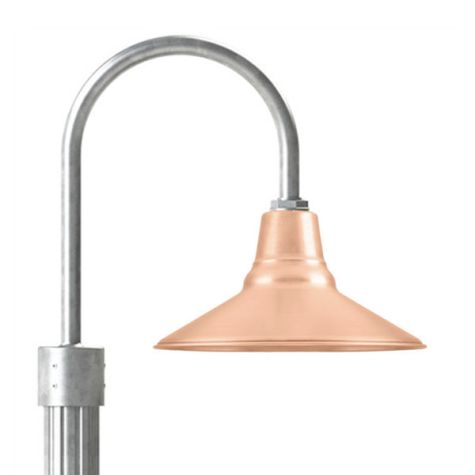 Aero Single Post Mount Light | Barn Light Electric