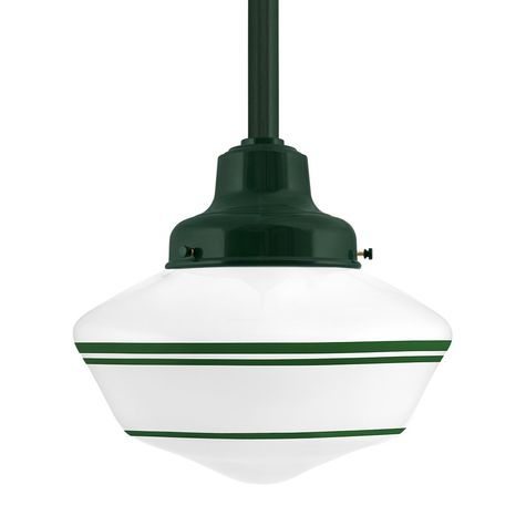 Primary Schoolhouse High Lumen LED Stem Pendant Light | Barn Light Electric