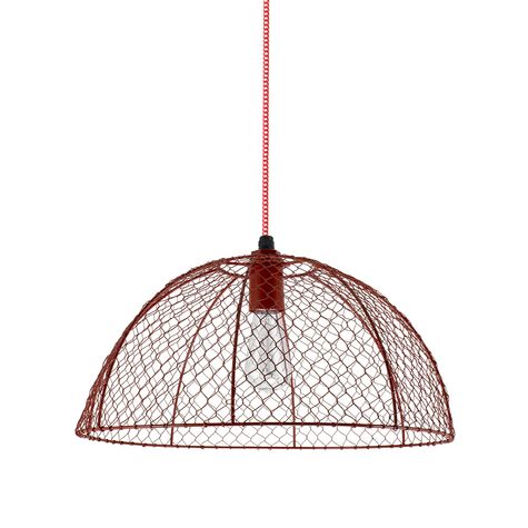 Chicken Wire Cord Pendant Light | Barn Light Electric