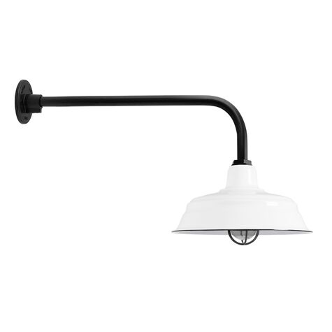 Bomber Nautical LED Gooseneck Light | Barn Light Electric