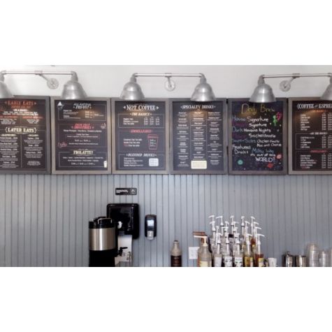 Dual Arm Emblem Sign Light | Barn Light Electric