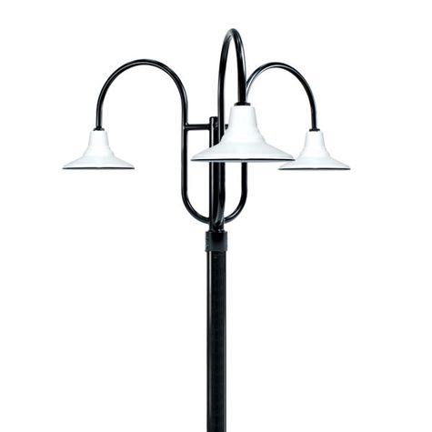 Aero LED Triple Post Mount Light | Barn Light Electric