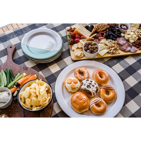 Set of 4 - Dipped Enamel Breakfast Plates | Barn Light Electric