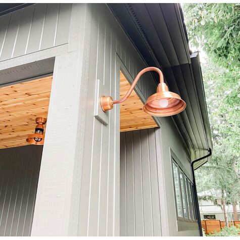 Bomber Gooseneck Light | Barn Light Electric