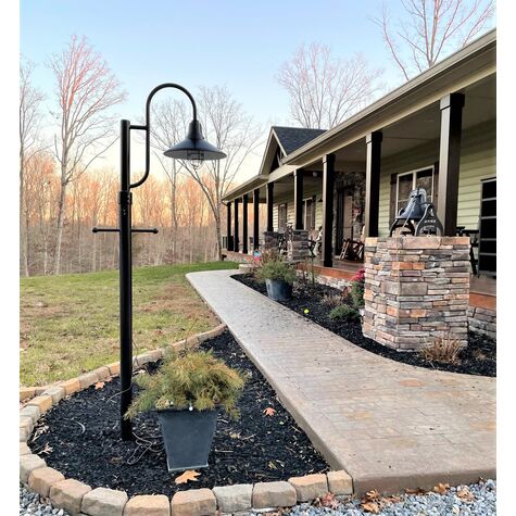 Aero Single Post Mount Light | Barn Light Electric