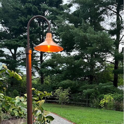 Aero Single Post Mount Light | Barn Light Electric