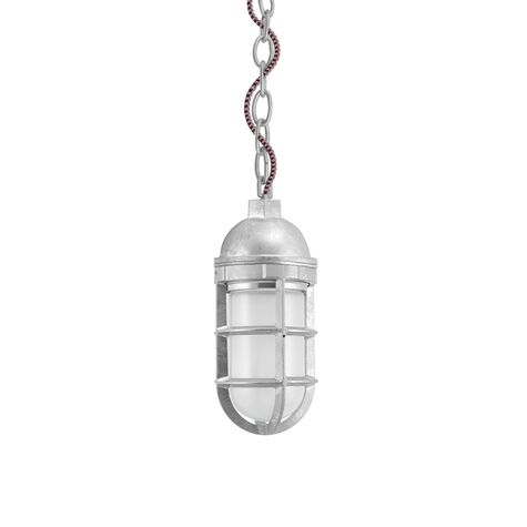 Industrial Guard LED Chain Pendant Light | Barn Light