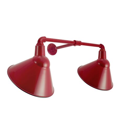 Dual Arm Fire Chief Sign Light | Barn Light Electric