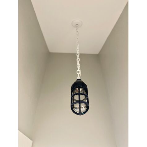 Industrial Guard LED Chain Pendant Light | Barn Light
