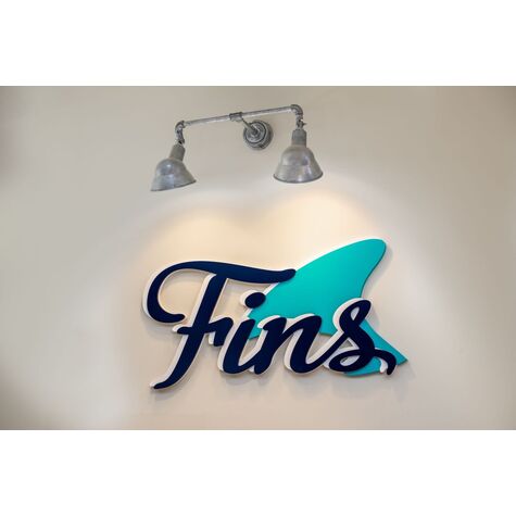 Dual Arm Emblem Sign Light | Barn Light Electric
