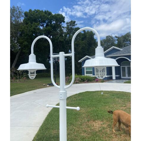 The Original™ Double Post Mount Light | Barn Light Electric