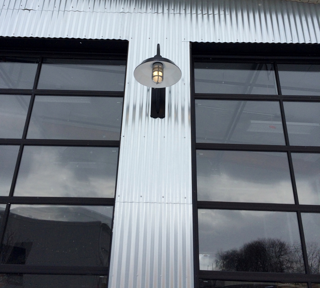 Warehouse Reborn as Event Venue with Gooseneck Lighting