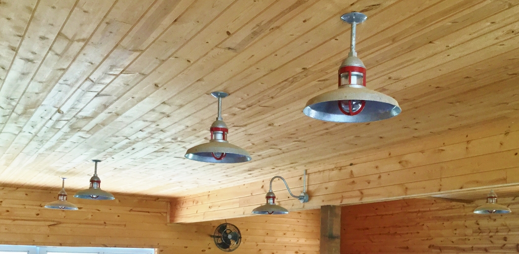 Barn Lights Combine Up & Down Lighting for Perfect Blend in Work Spaces ...