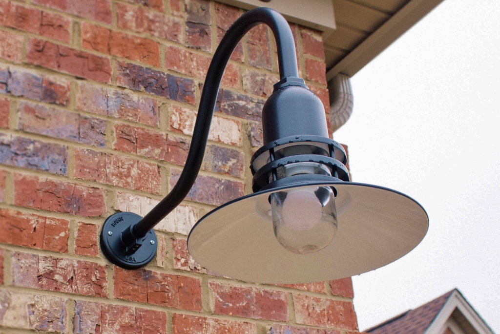 Uplighting Offers Soft Light to Brick Facade | Inspiration | Barn Light ...