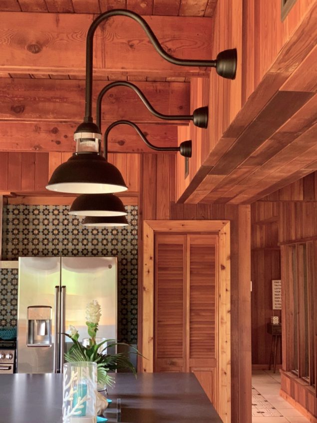 Gooseneck Barn Lights Bring Nautical Vibe to Kitchen | Inspiration ...