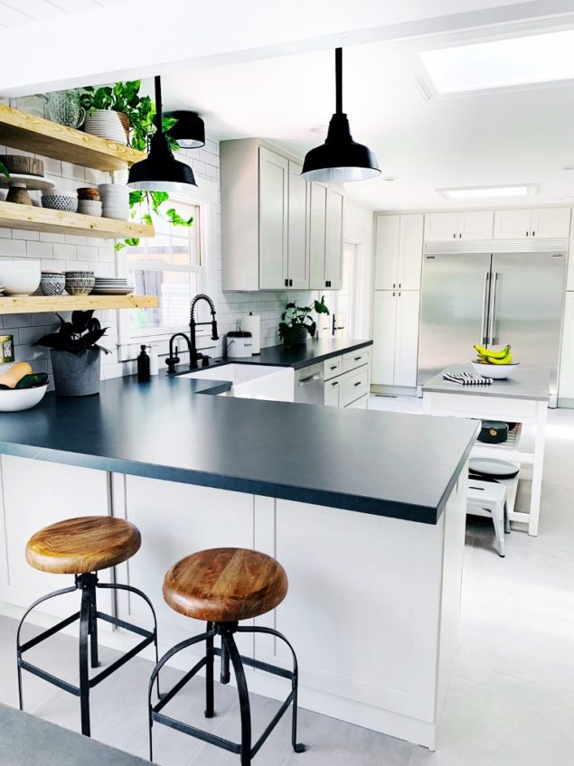 Barn Pendant Lights Are Keepers During Kitchen Remodel | Inspiration ...