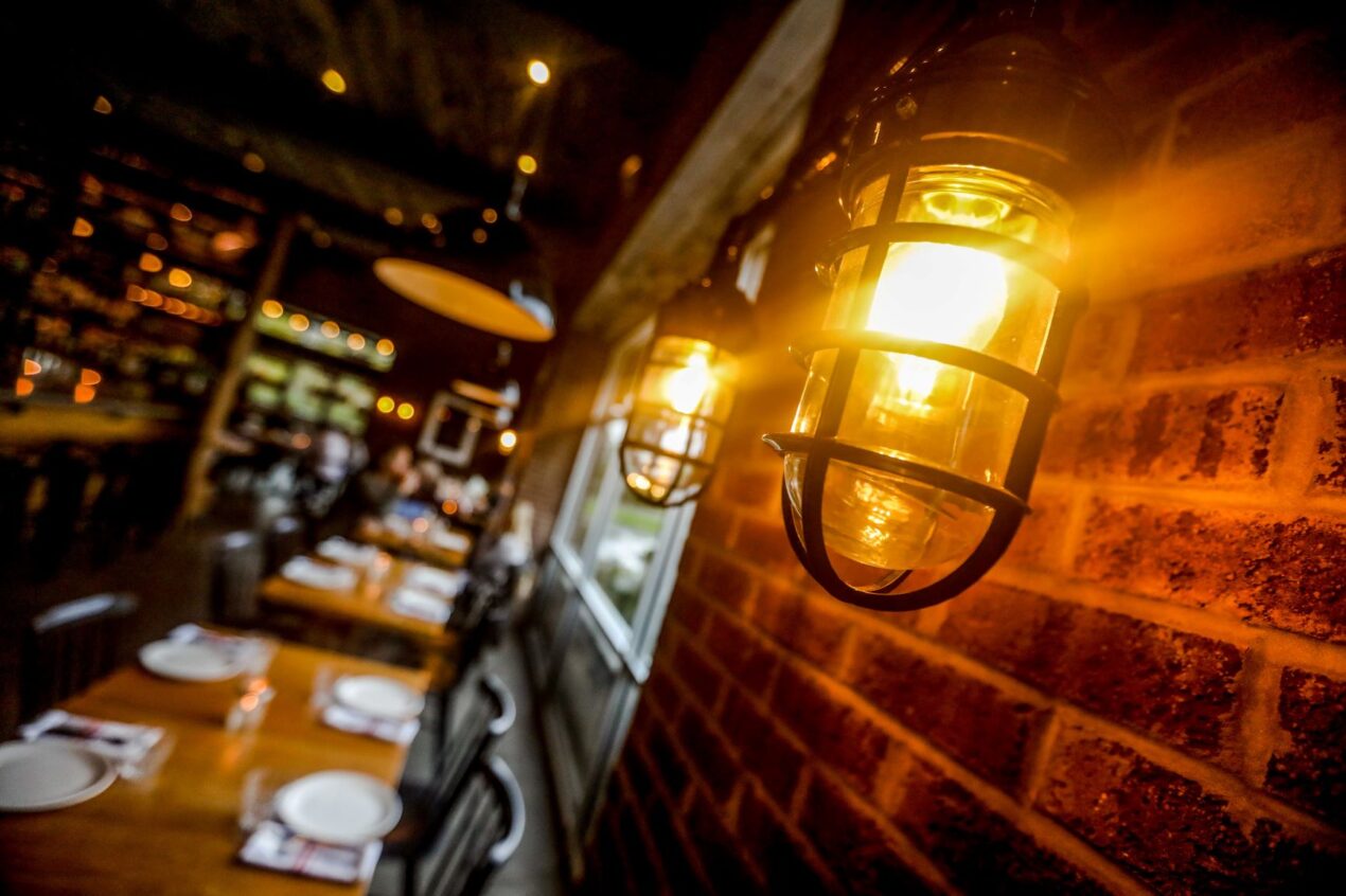 Well-Crafted Barn Lighting Adds Rugged Style to Finger Lakes Restaurant ...