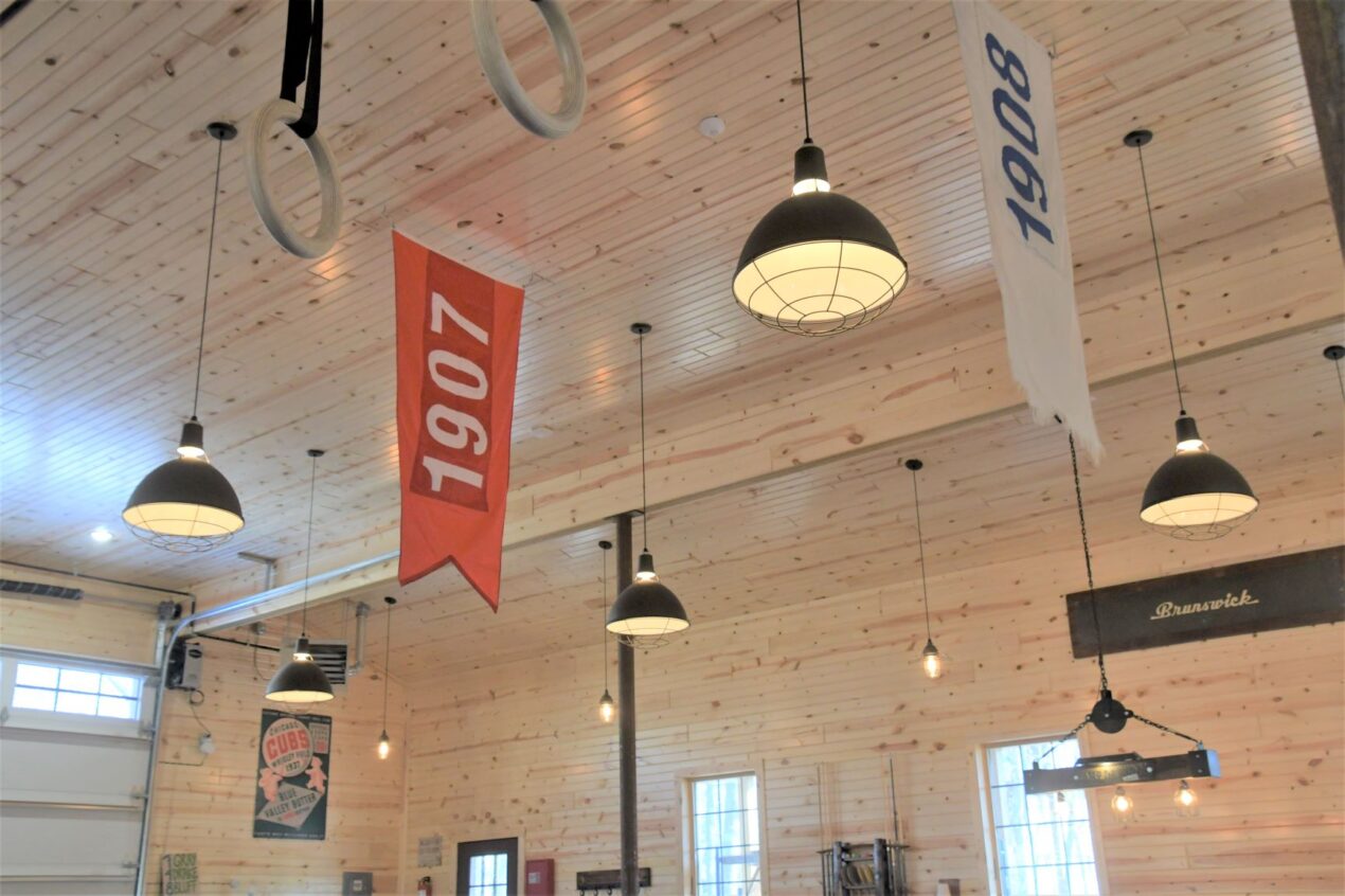 Industrial Lighting Adds Pop of Style to Michigan Pole Barn ...