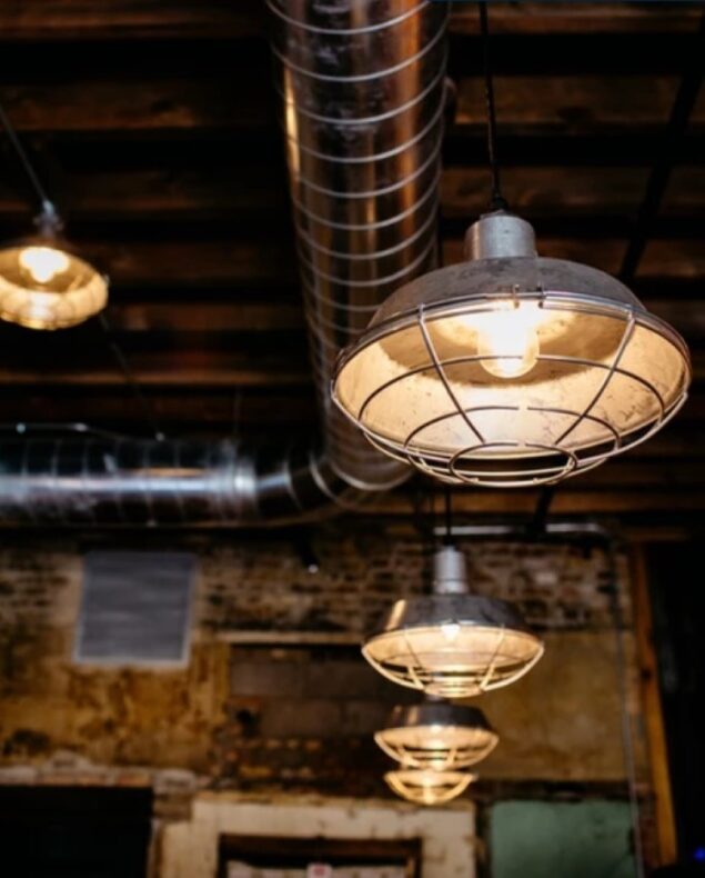 American-Made Lighting Provides Character in Coffee Shop