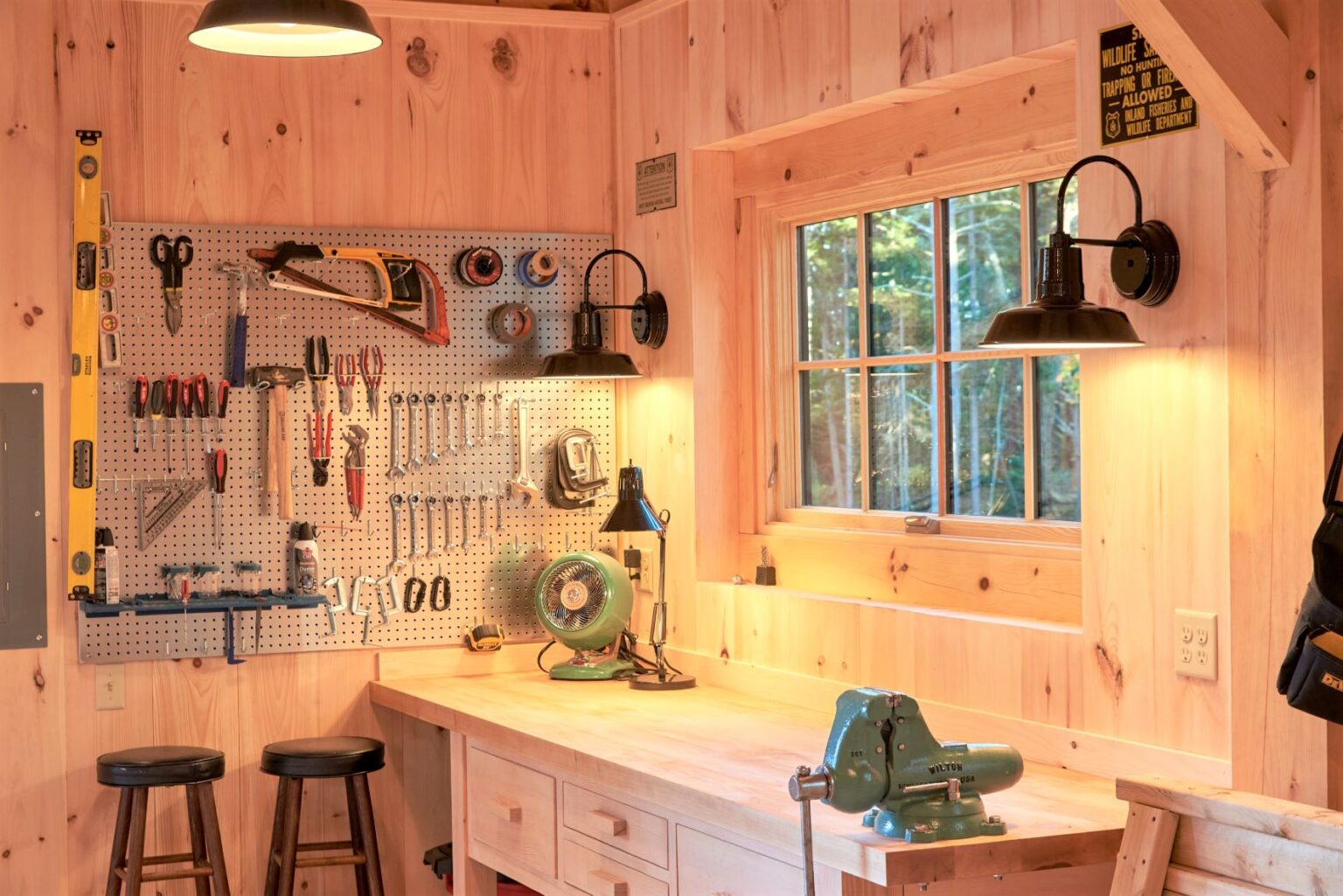 Handcrafted Family of Lights Brings Harmonious Feel to Barn