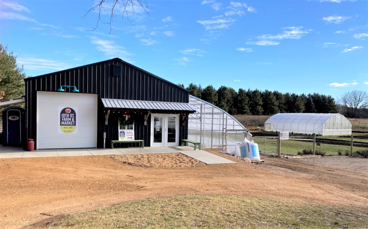 Colorful Lighting Adds Festive Touch to Minnesota CSA Farm