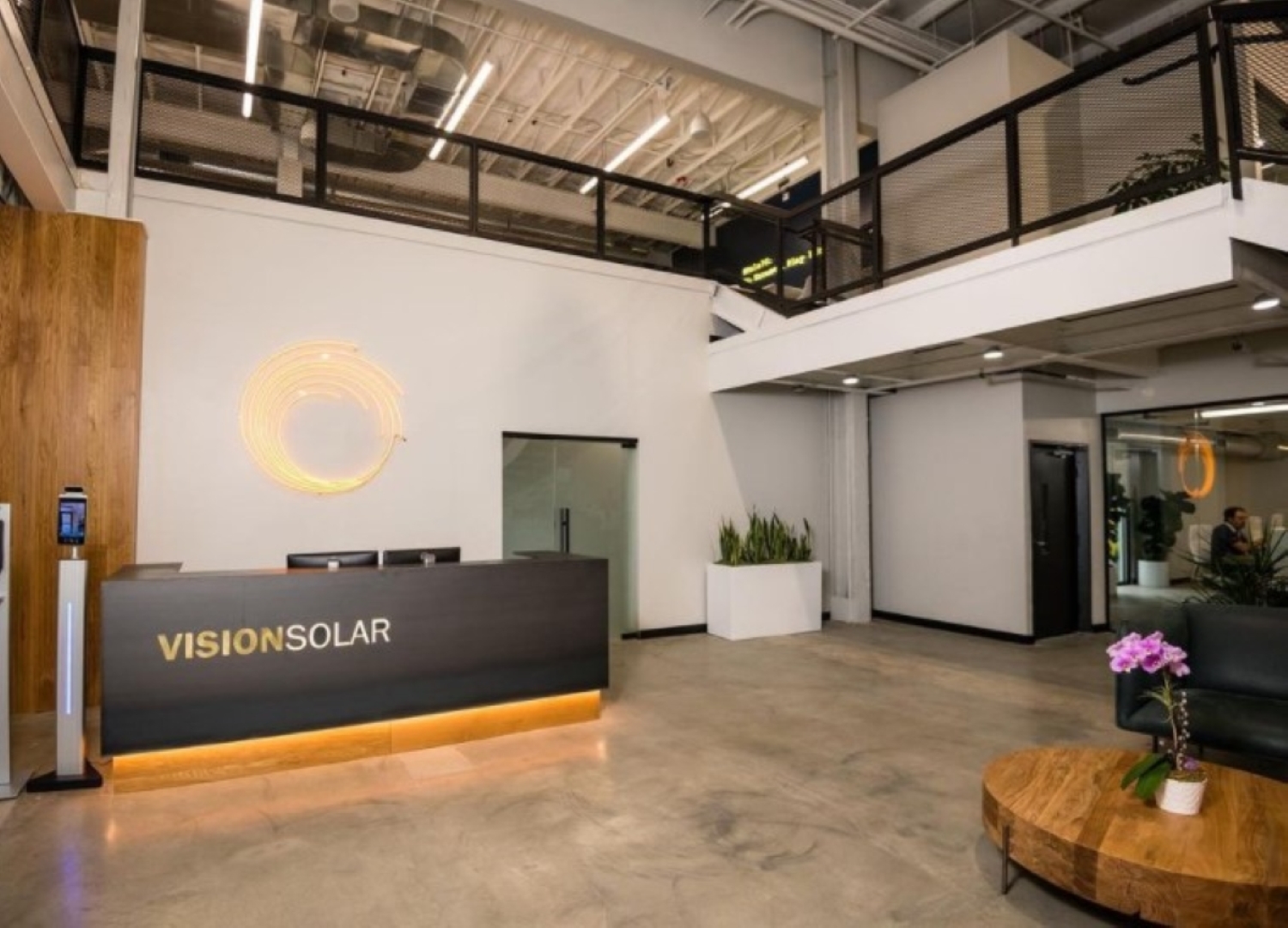 Industrial Lighting Brings Contemporary Touch to New Office