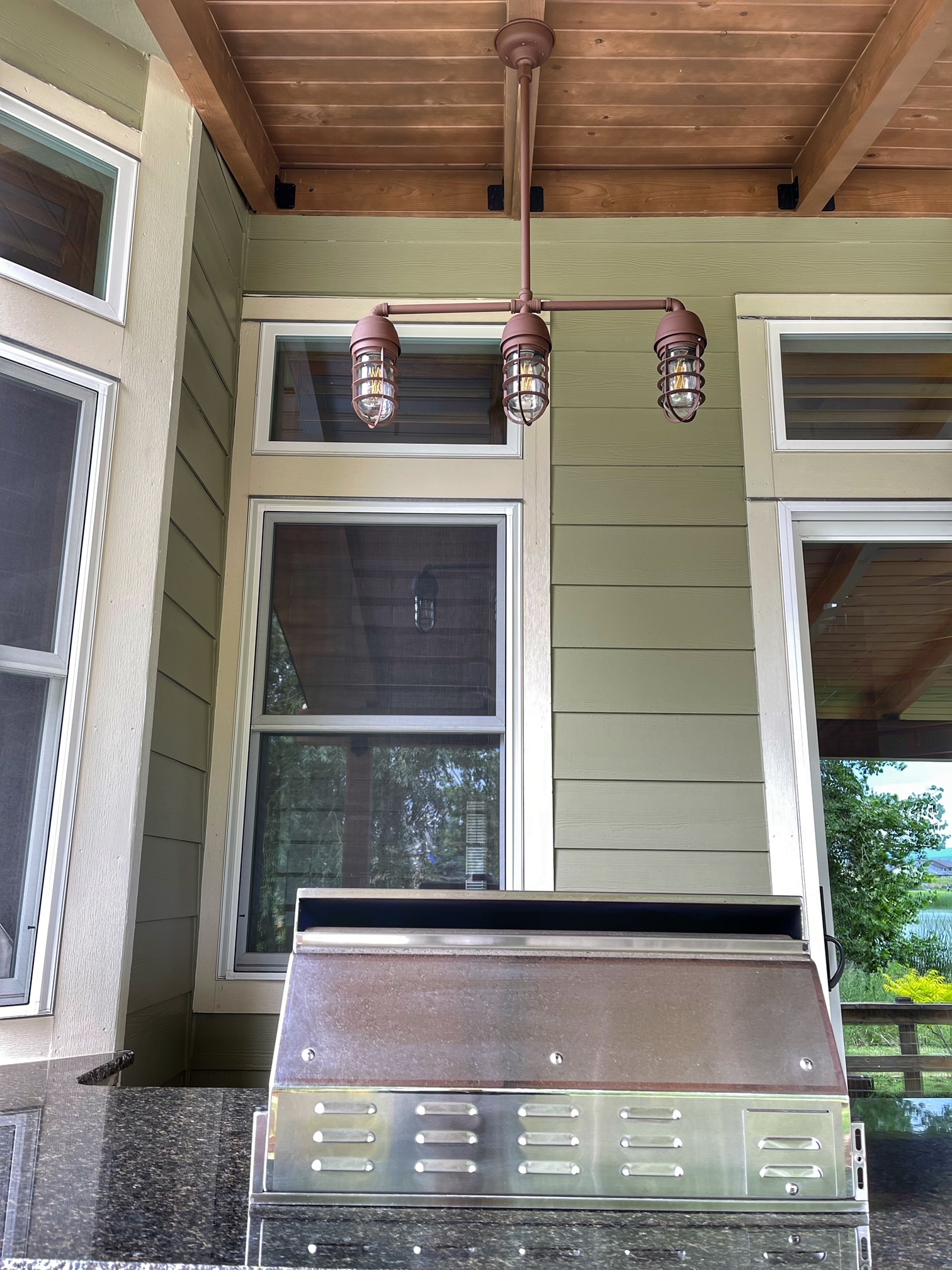 Custom Wall Lights Offer Industrial Touch to Family Farm | Inspiration ...