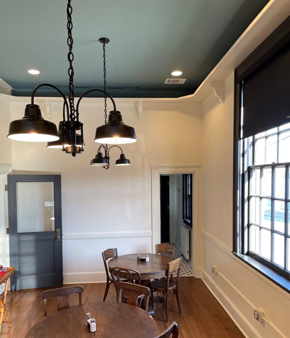 Vintage-Inspired Lighting Completes Retro Look of New Diner