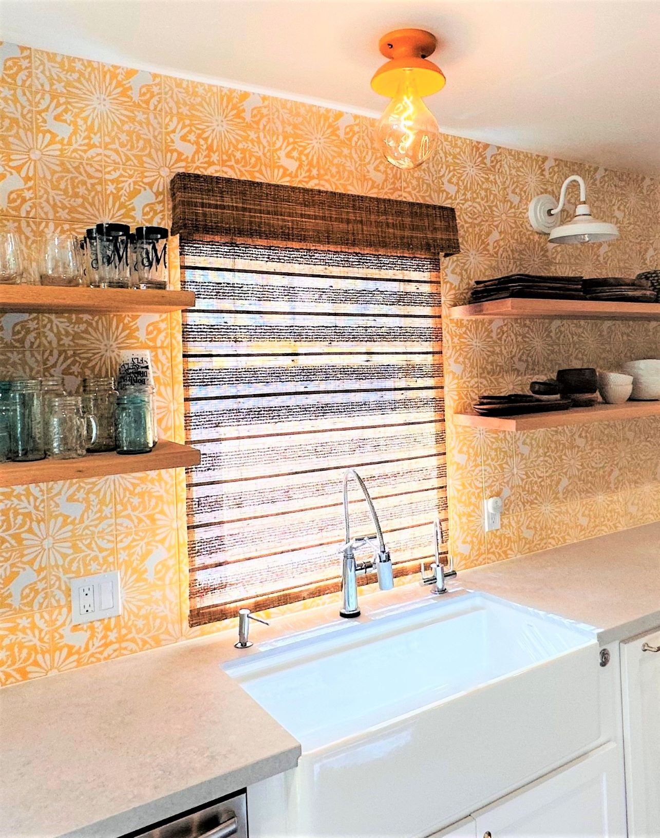 Customizable Lighting Sets Playful Tone in New Kitchen