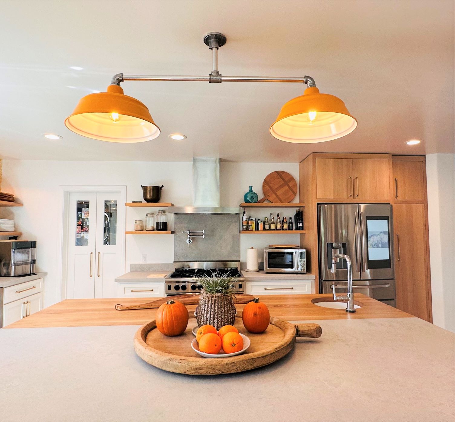 Customizable Lighting Sets Playful Tone in New Kitchen