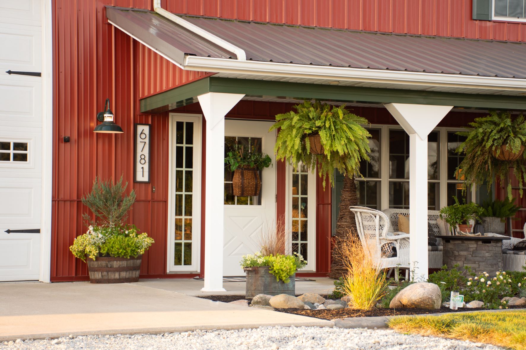 Pole Barn With Porch