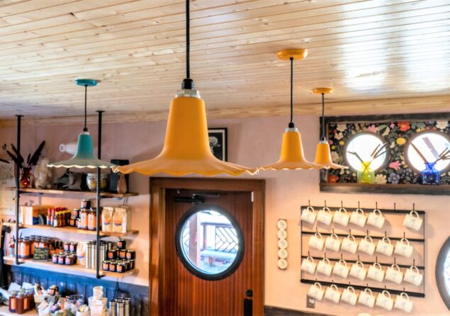 Colorful Lighting Lends Funky Flair to New Bakery