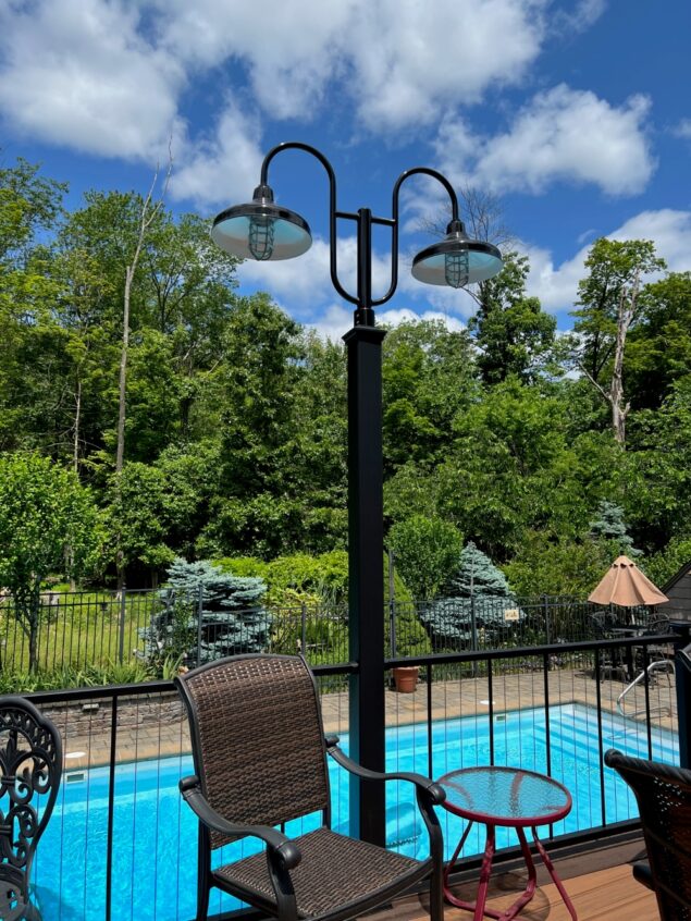 Rugged LED Post Mount Lights Brighten Outdoor Living Spaces