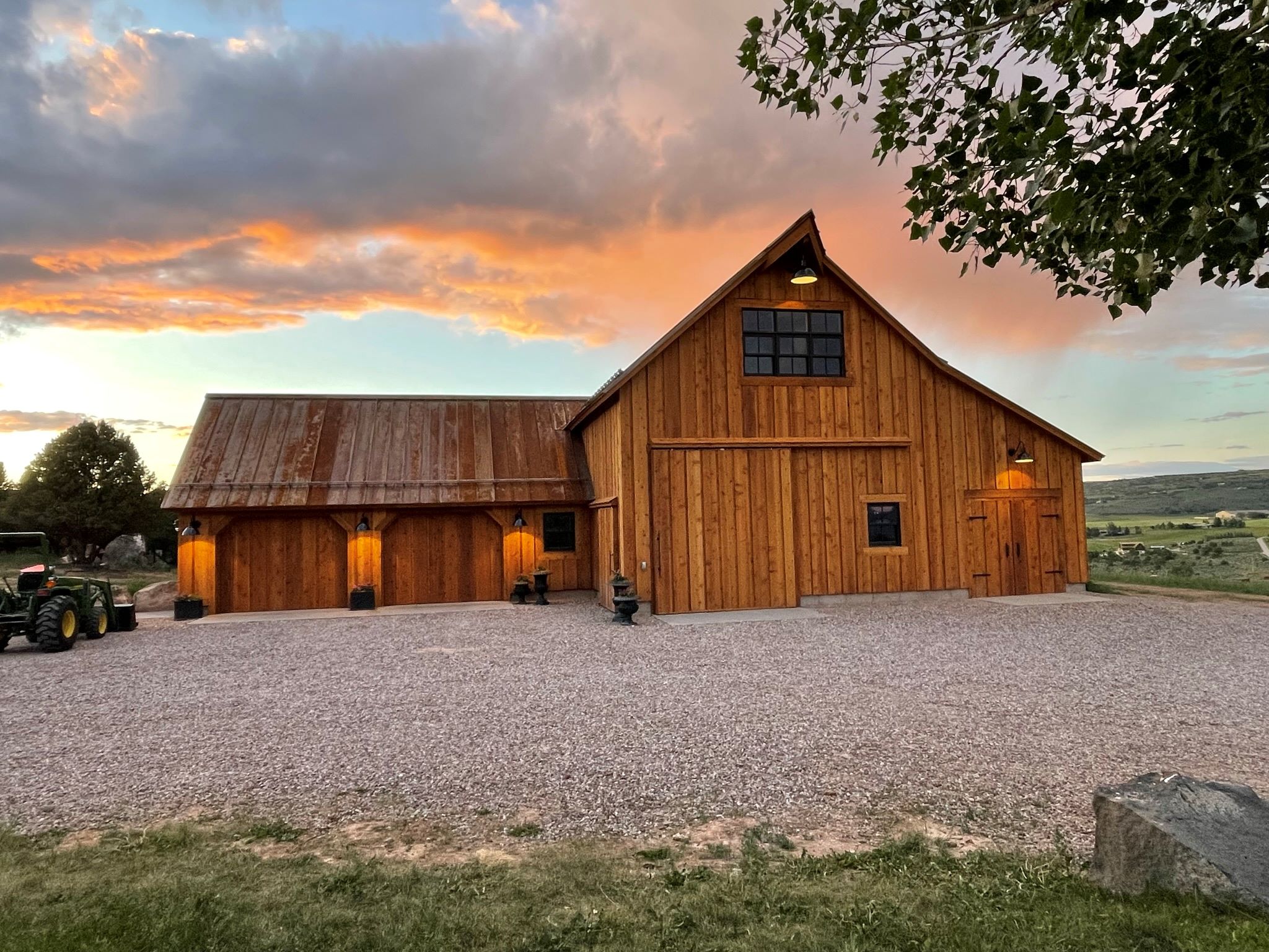 Cozy Backyard ADU Gets Splash of Color from LED Lighting